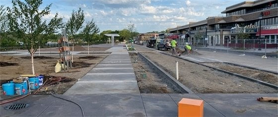Lake Street Construction Update: Landscaping, Splash Pad, Street ...