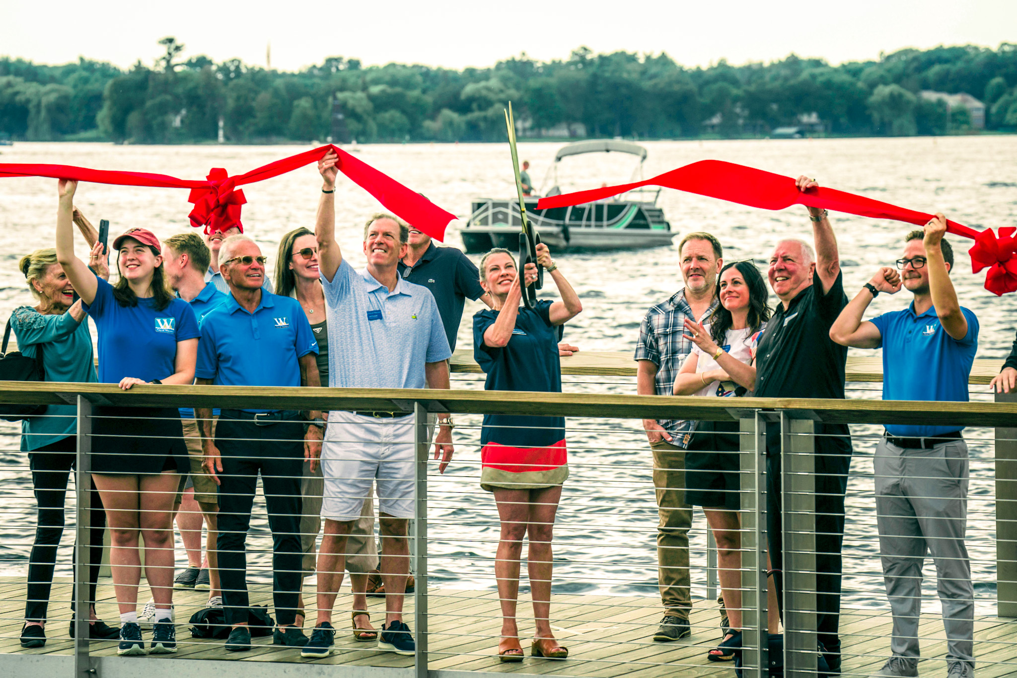 Wayzata Celebrates Lakewalk Opening: Ribbon Cutting Photo Gallery ...